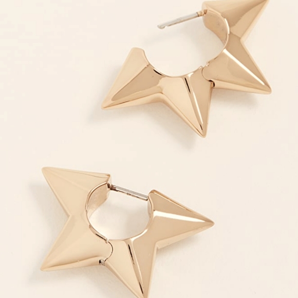 Marc Jacobs | Jewelry | Marc Jacobs Star Chubby Hoop Earrings | Poshmark